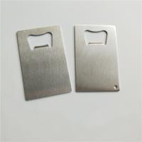 China ODM Stainless Steel Metal Card bottle opener for sale