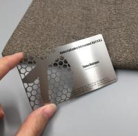 China Stainless Steel Black Metal Business Cards for sale