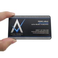 China Personalized Stainless Steel Metal Card , Contactless NFC Business Cards for Qr Code Brushed for sale