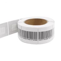 China Clothing RF Soft Label , EAS security label With Fabric for Woven Sew Clothes for sale
