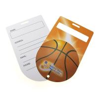 China Hard PVC Airline plastic luggage tags for Suitcase Baggage CMYK Offset Printing for sale