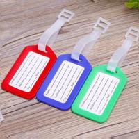 China Suitcase Luggage Plastic PVC Card PP ABS With Paper Labels ODM for sale