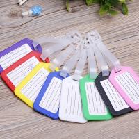 China Suitcase Luggage Plastic PVC Card PP ABS With Paper Labels ODM for sale