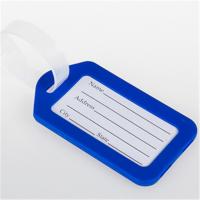 China Suitcase Luggage Plastic PVC Card PP ABS With Paper Labels ODM for sale