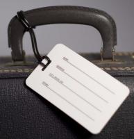 China Luggage Plastic PVC Card Hang Bag Tag ODM For Travel Baggage for sale