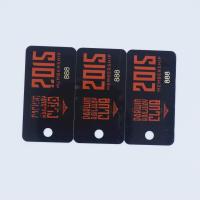 China 0.76mm 0.84mm Plastic PVC Card Key Tag ODM  3 Up Hot stamping Printing for sale