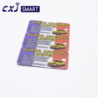China 0.76mm 0.84mm Plastic PVC Card Key Tag ODM  3 Up Hot stamping Printing for sale