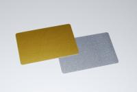 China Preprinted Golden Plastic PVC Card Hot Stamp Foil Metallic Silver Printing OEM for sale