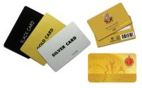 China CR80 Custom Gold PVC Card Plastic Gift Printed Metallic CMYK Offset Printing for sale