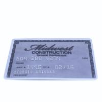 China Preprinted Golden Plastic PVC Card Hot Stamp Foil Metallic Silver Printing OEM for sale