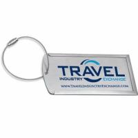 China Handbag Stainless Steel Metal Card , aluminum luggage tag For Travel Airplane Baggage for sale