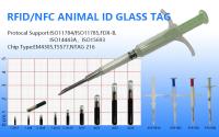 China Injectable RFID Application Glass Tag For Fish Tracking Dog Animal ID Pet Microchip for sale