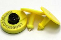China ODM LF RFID Application Animal Ear Tag Hdx Reusable Open Head With Laser Printing for sale