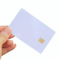 China SLE4442 RFID plastic pvc smart contact chip Card for sale