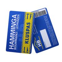 China Membership Plastic PVC Card , Cheap PVC Barcode Card Printing for sale