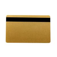 China CR80 Custom Gold PVC Card Plastic Gift Printed Metallic CMYK Offset Printing for sale