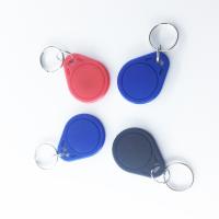 China 13.56Mhz ABS Access Control Key Tag , RFID NFC tag keychain Waterproof for sale