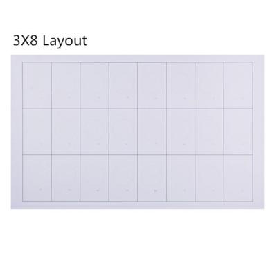 China 125khz Rfid Smart Card Inlay Prelam Sheet A4 Size PVC White for sale