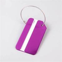 China Travel Luggage Stainless Steel Metal Card Aluminium Baggage Suitcase Bag Name Address ID for sale