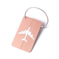 China Travel Luggage Stainless Steel Metal Card Aluminium Baggage Suitcase Bag Name Address ID for sale