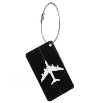 China Metal Aluminum Luggage Bag Tag for Airplane for sale