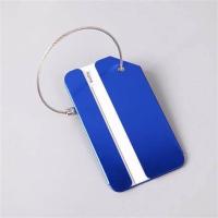 China Aluminum Round Stainless Steel Metal Card Personalized for Airplane Luggage for sale