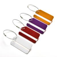 China Aluminum Round Stainless Steel Metal Card Personalized for Airplane Luggage for sale
