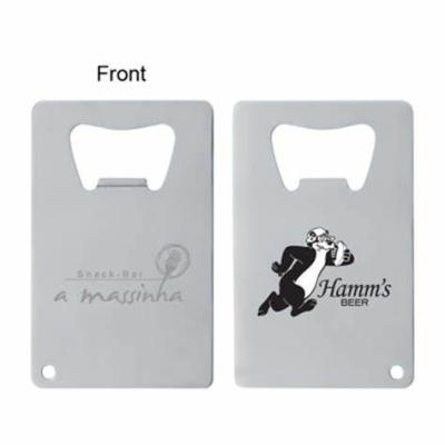 China Personalized Stainless Steel Credit Card for Bottle Openers for sale