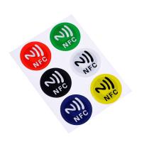 China NFC label Brandable Ntag216 NFC Sticker for sale