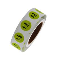 China NFC label Brandable Ntag216 NFC Sticker for sale