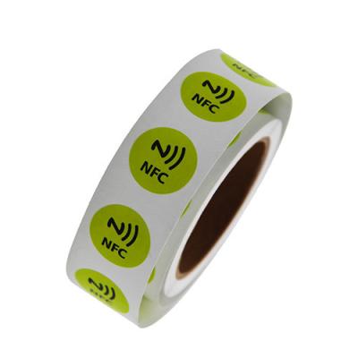 China NFC label Brandable Ntag216 NFC Sticker for sale