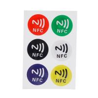 China NFC label Brandable Ntag216 NFC Sticker for sale