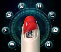 China Microchip RFID NFC Sticker , NFC Led Nail Stickers For Finger for sale