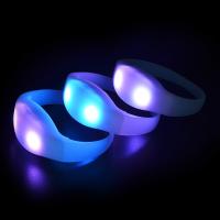 China Remote Controlled RFID led bracelet For Event Party for sale