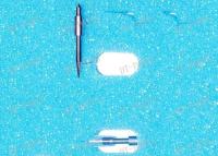 China Industry Graphtec Cutter Parts CB15UB Ceramic Carbide Blades 1.5mm ISO2000 for sale