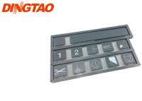 China For DT GTXL Cutter Parts GT1000 Parts Keyboard Silkscreen Sheet Of 2 PN 75709001 for sale