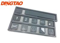 China For DT GTXL Cutter Parts GT1000 Parts Keyboard Silkscreen Sheet Of 2 PN 75709001 for sale
