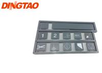 China For DT GTXL Cutter Parts GT1000 Parts Keyboard Silkscreen Sheet Of 2 PN 75709001 for sale