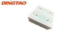 China For GT5250 S5200 Cutter Parts Bristle 1.6'' Poly - Round Foot - White 92910002 for sale