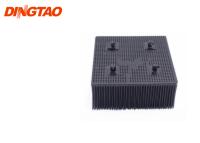 China 92910001 GTXL Spare Parts GT1000 Cutter Bristle 1.6'' Poly Square Foot Black for sale