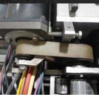 China White Round Vector 7000 Cutter Parts Rubber Timing Belt AT5/375 108687 To   Cutter Machine for sale