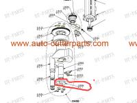 China Round  FX Auto Cutter Parts Hardware Barrel Retainer 128584 For   Cutter Machine for sale