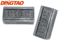 China Square Black Nylon Bristles Block For Yin Cutting Machine Spare Parts 100x50mm for sale