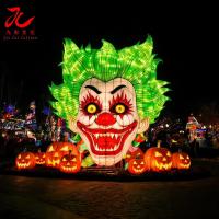 China Customizable Waterproof LED Horror Clown Haunted House Lantern Displays for sale