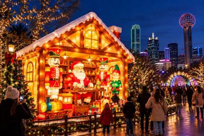 China Christmas Workshop Festival Lanterns For Holidays And Theme Parks for sale