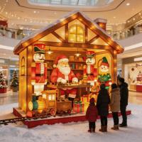 China Christmas Workshop Festival Lanterns For Holidays And Theme Parks for sale