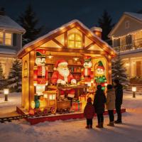China Christmas Workshop Festival Lanterns For Holidays And Theme Parks for sale