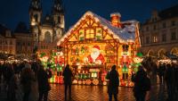 China Giant Santa'S Workshop Christmas Lanterns IP65 Christmas Led Workshop for sale