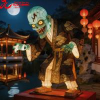 China LED Illuminated Zombie Lantern Festival Light Winter Lantern Lights 110V 220V for sale