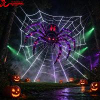 China Tarantula Halloween Lanterns Illuminated Festival Display Lantern for sale